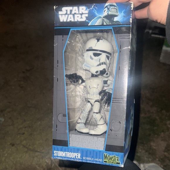 Star Wars | Toys | Star Wars Stormtrooper Bobblehead Figure White And ...